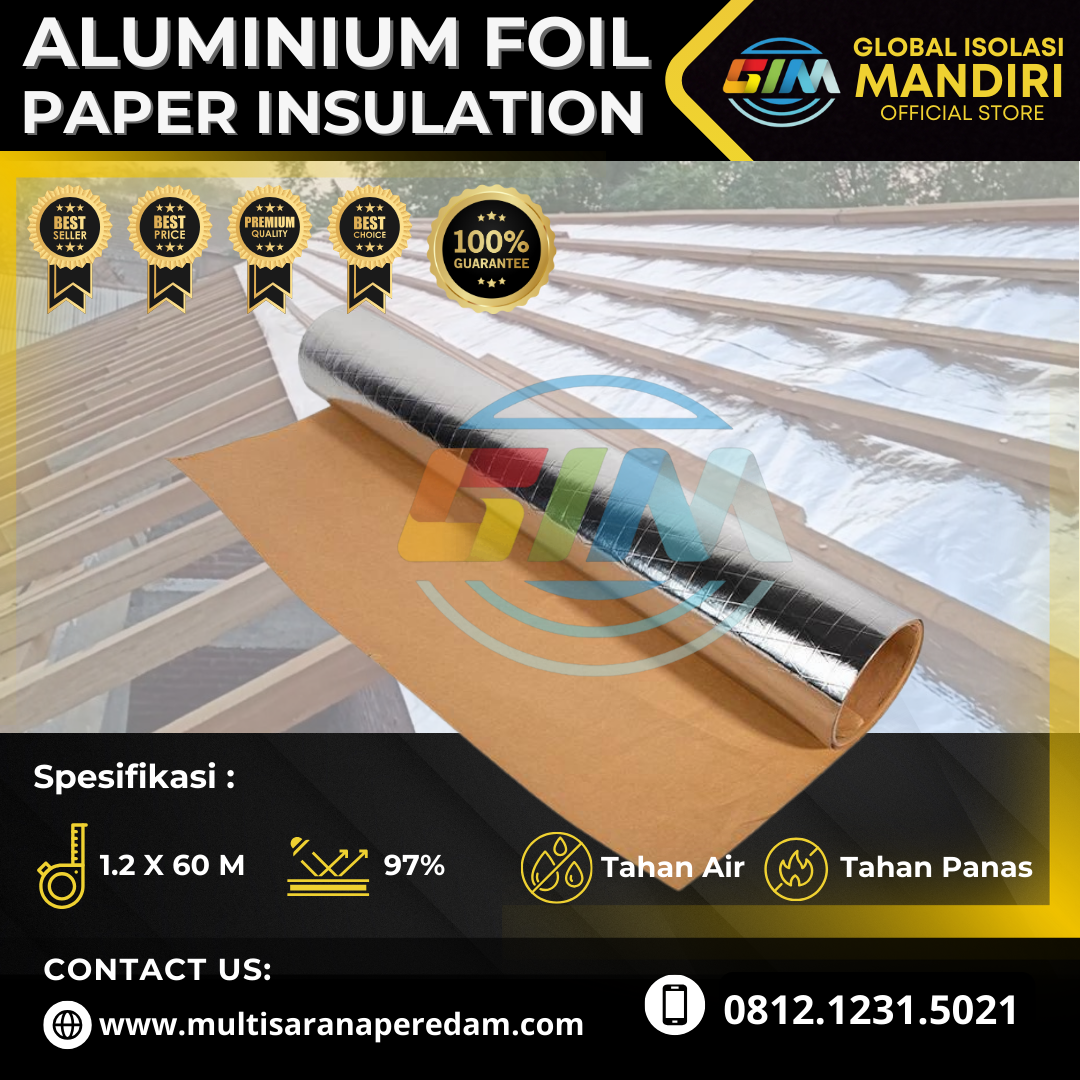 Aluminium Foil Paper Uk = 1.25 x 60 M & Uk = 1.2 x 50 M - Multi Sarana ...