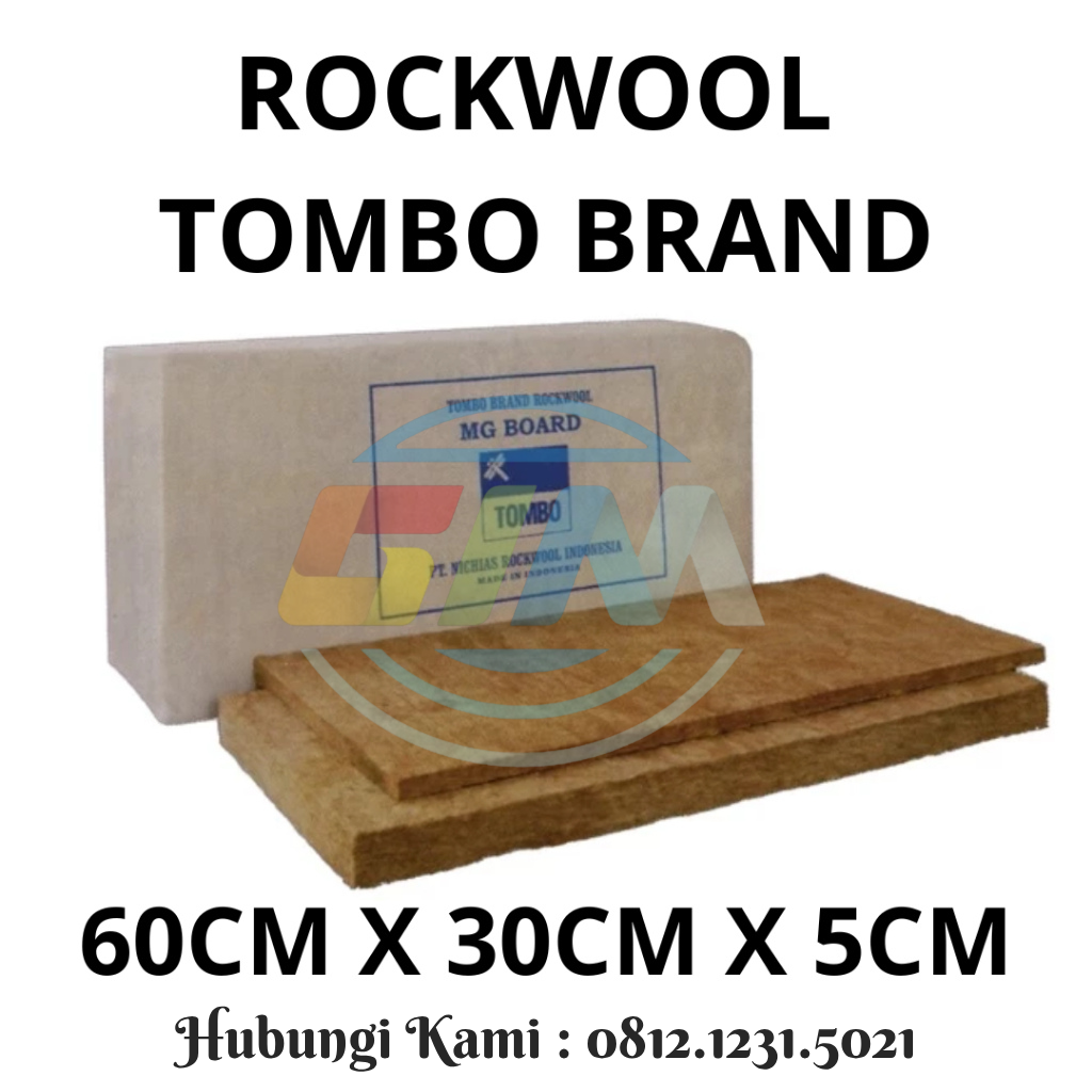 ROCKWOOL MERK TOMBO - SNI 2025 - Multi Sarana Peredam